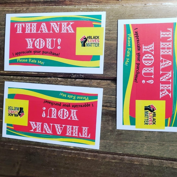 Office | Thank You Cards Business Card Size3x2 Inch Cards | Poshmark